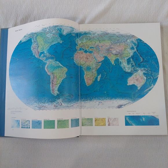 Other | Vintage Readers Digest Wide World Atlas 1981 Maps Travel Table ...
